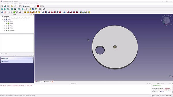 Intro To Freecad Part 5 Patterns And Boolean Operations
